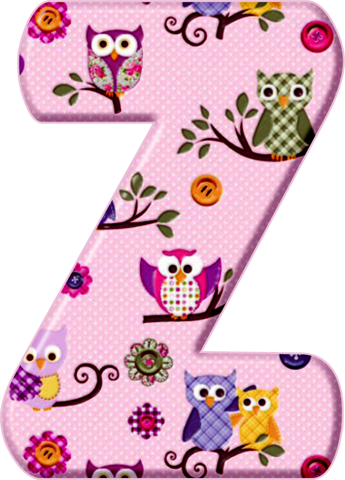 Abecedario con Búhos de Colores. - Oh my Alfabetos!