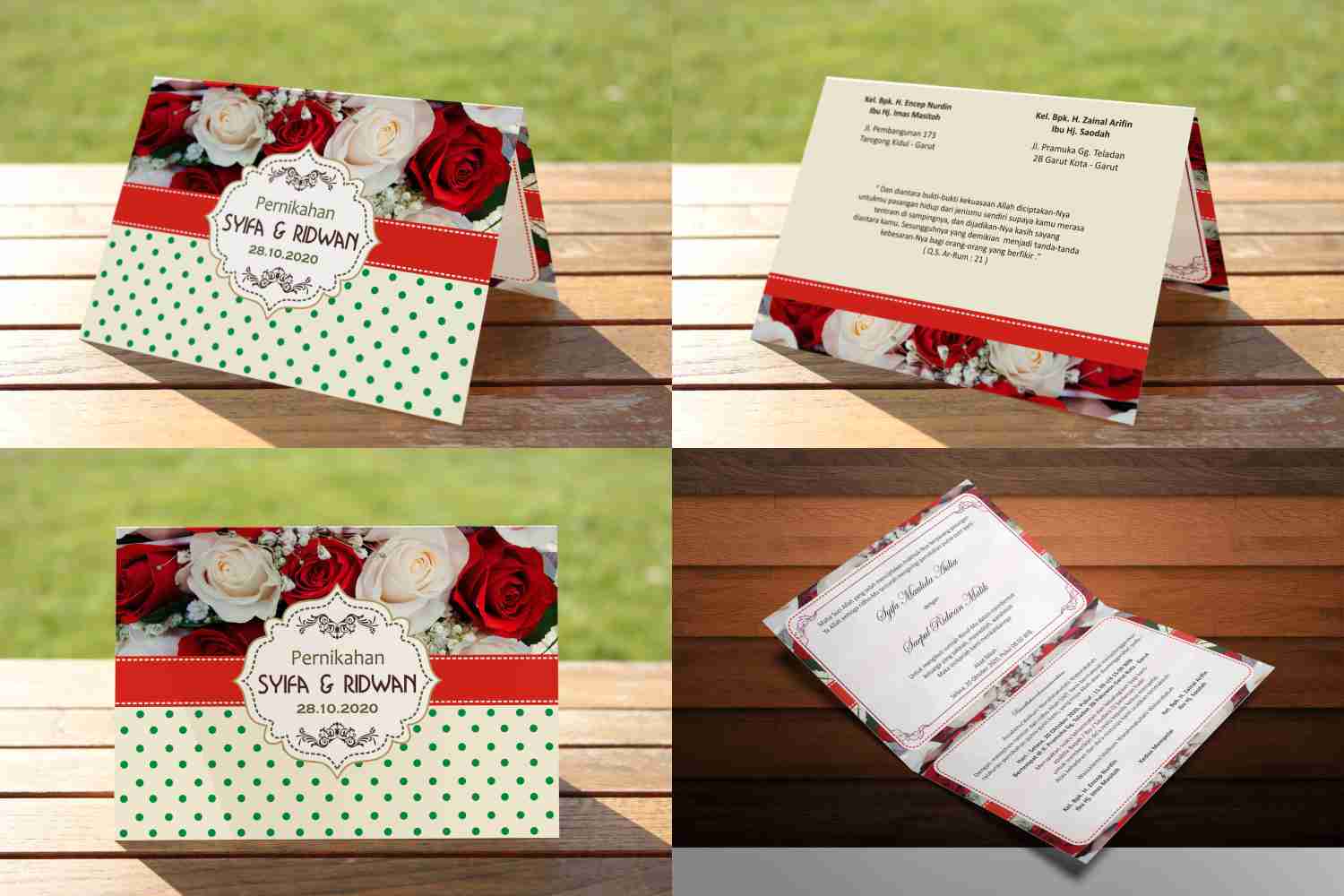 Undangan vintage - Cetak Undangan Murah Di Jambi