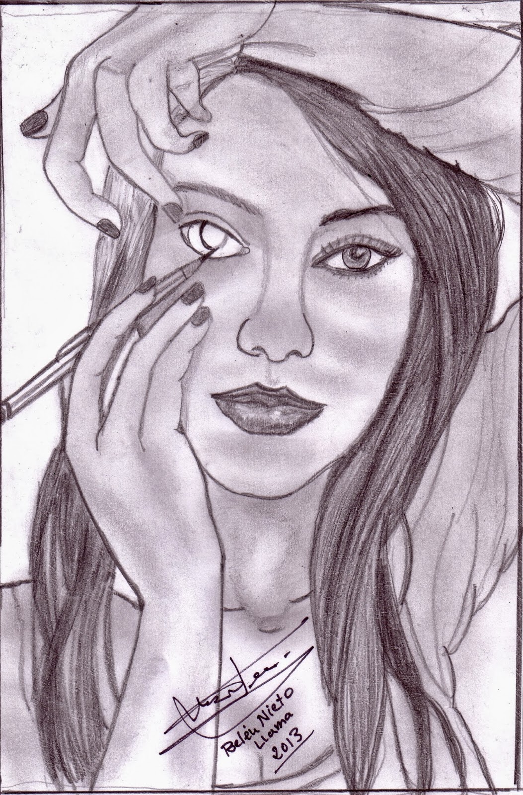 Mis dibujos a Lápiz: 18.-Mis dibujos varios del 2013