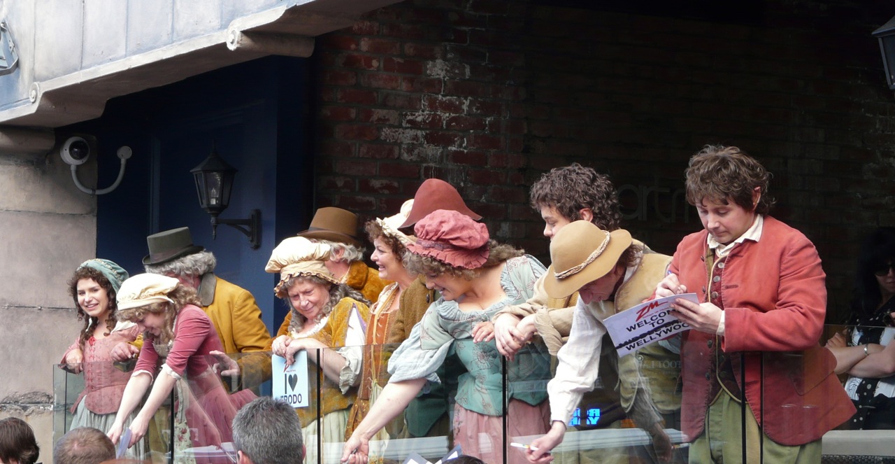 Elmtree: "Hobbit" Film World Premiere Day.