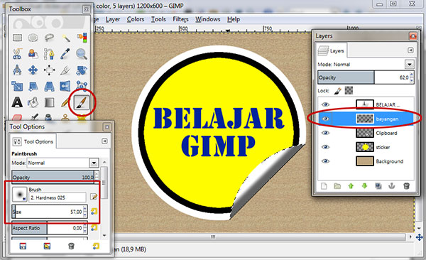 PhotoEffect: Creating sticker with GIMP