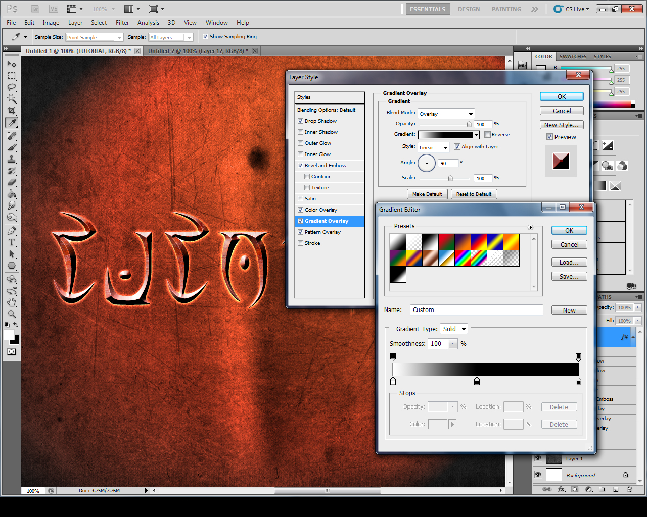 V3N0M's - 2D and 3D art: Magic Runes Text Effect