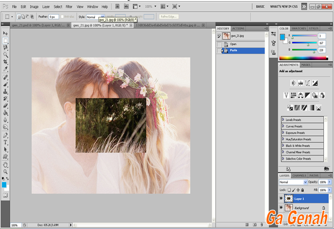 TUTORIAL PHOTOSHOP : MEMBUAT EFEK RUMPUT PADA GAMBAR
