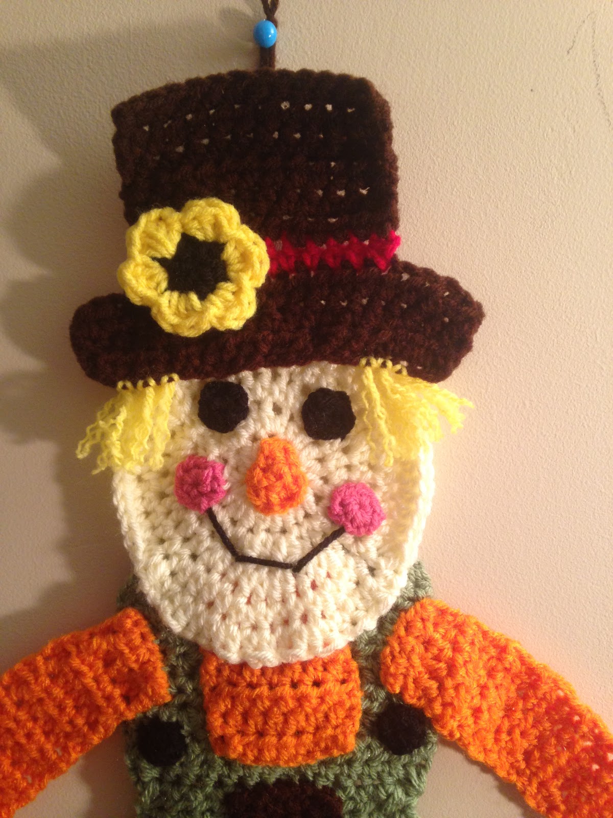 The Perfect Stitch...: Hanging Scarecrow