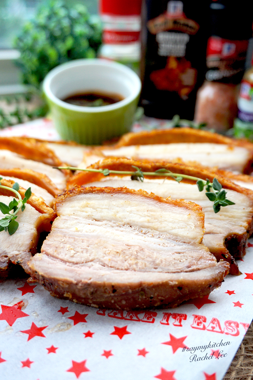 Say My Kitchen: Air Fried Crispy Skin Pork Belly (Sio Bak) 脆皮烧肉