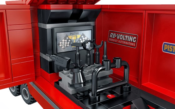 The Lego King: Lego Cars Mack's Team Truck, Ultimate Build Lightning ...