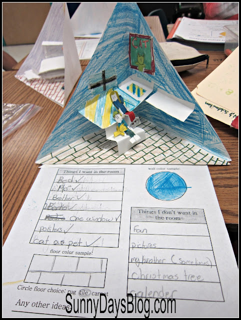 Dream Room Design Project - Sunny Days in Second Grade