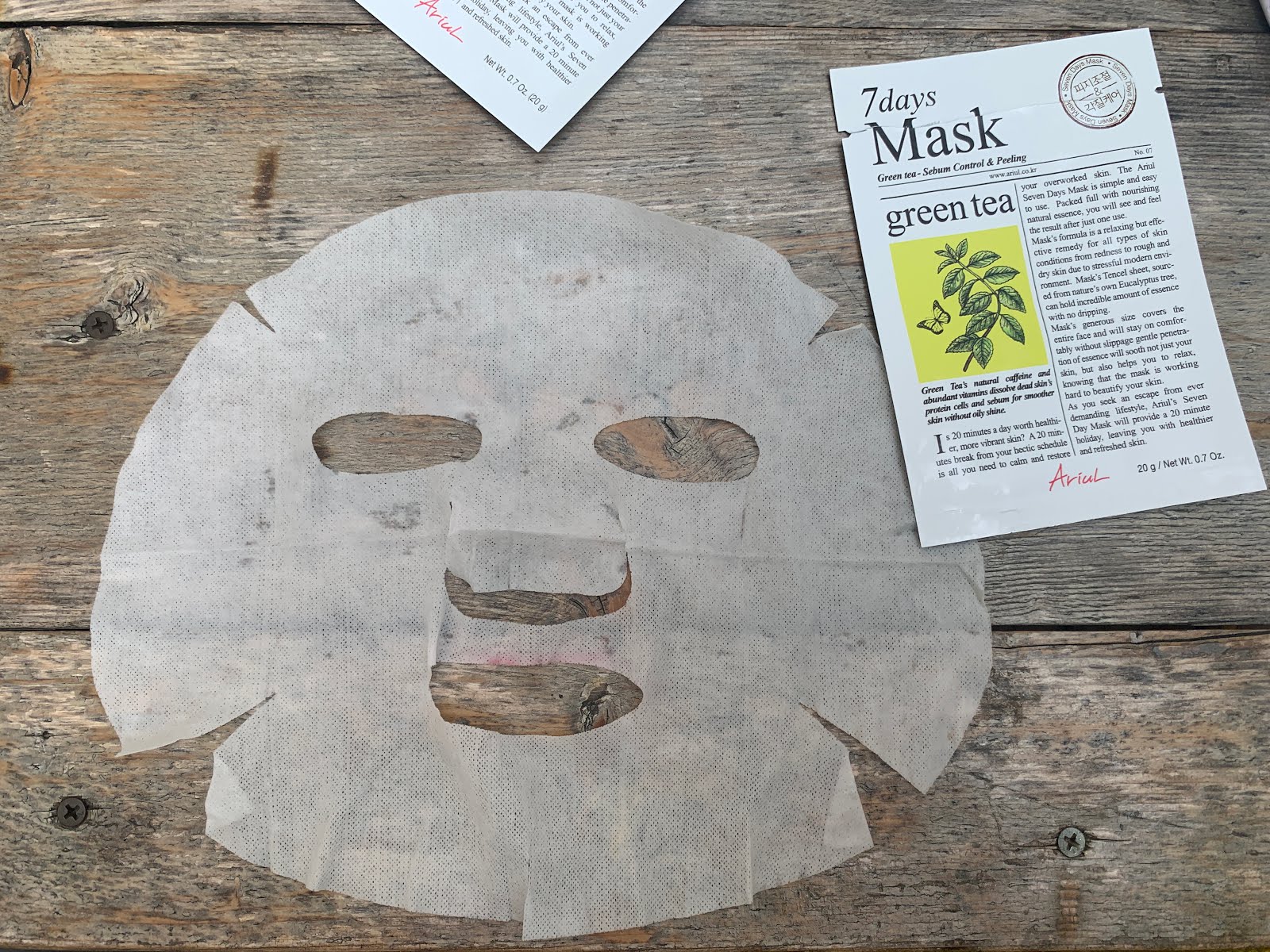 [Review]: Ariul 7 Days Masks - Stevie Wong