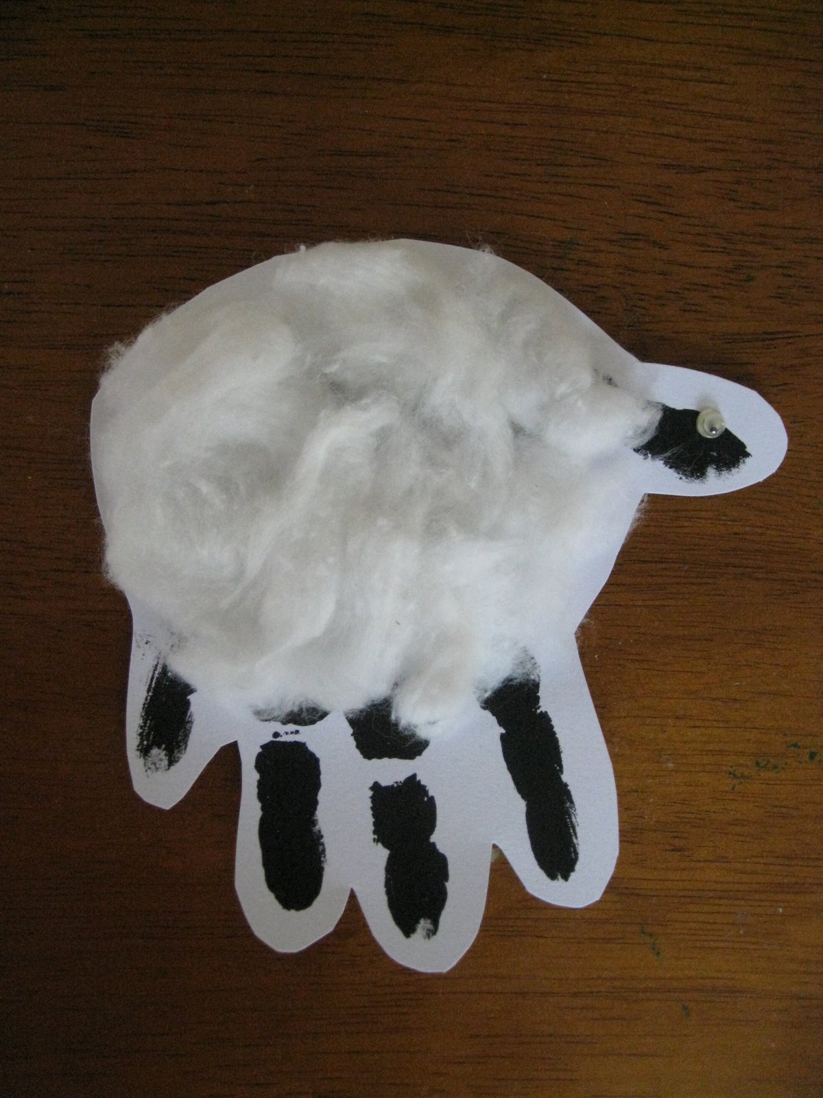 Cindy deRosier: My Creative Life: Handprint Sheep