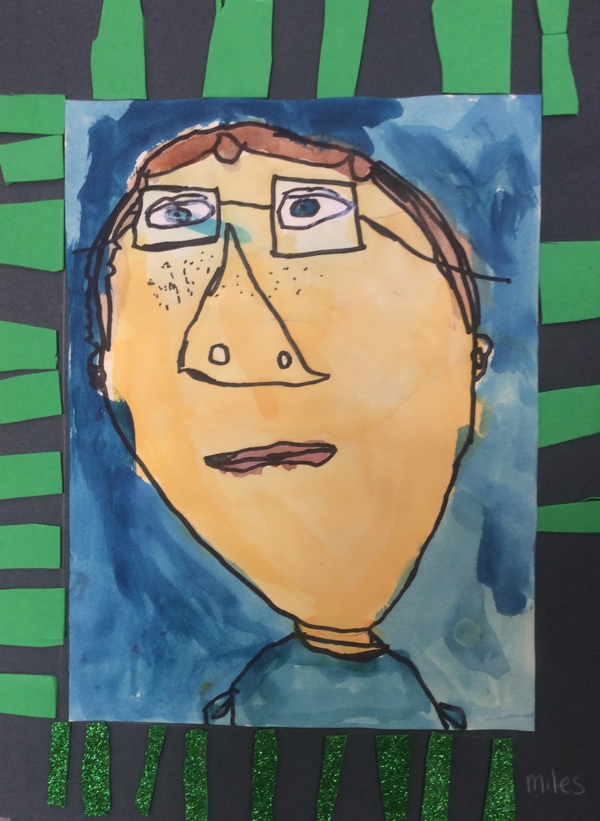 Art with Mrs. Elliott : Grade 2 Self-Portraits- RES