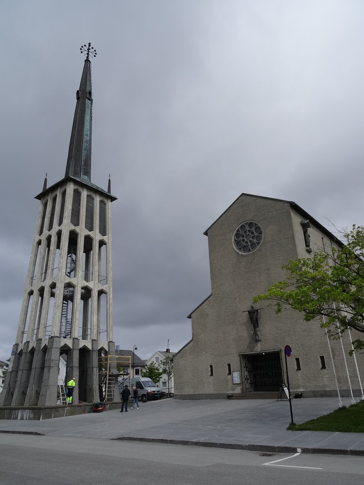 WEBS OF SIGNIFICANCE: In the windy Norwegian town of Bodo