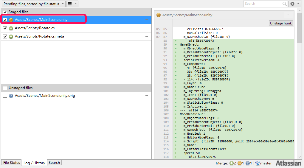 SourceTree版本控管(九) - Unity Merge Conflict
