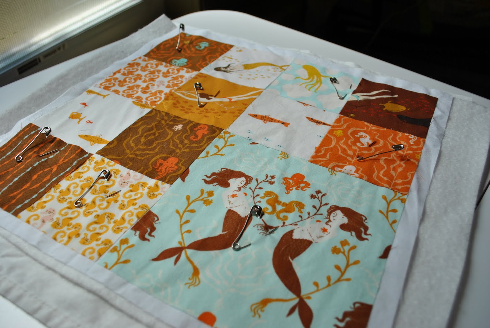 The Girl Who Quilts: Don't Scrap Your Scraps! Project 4: Raw Edge ...