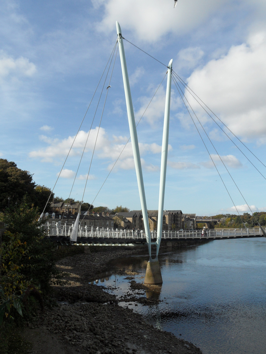 The Happy Pontist: Lancashire Bridges: 1. Lune Millennium Bridge, Lancaster