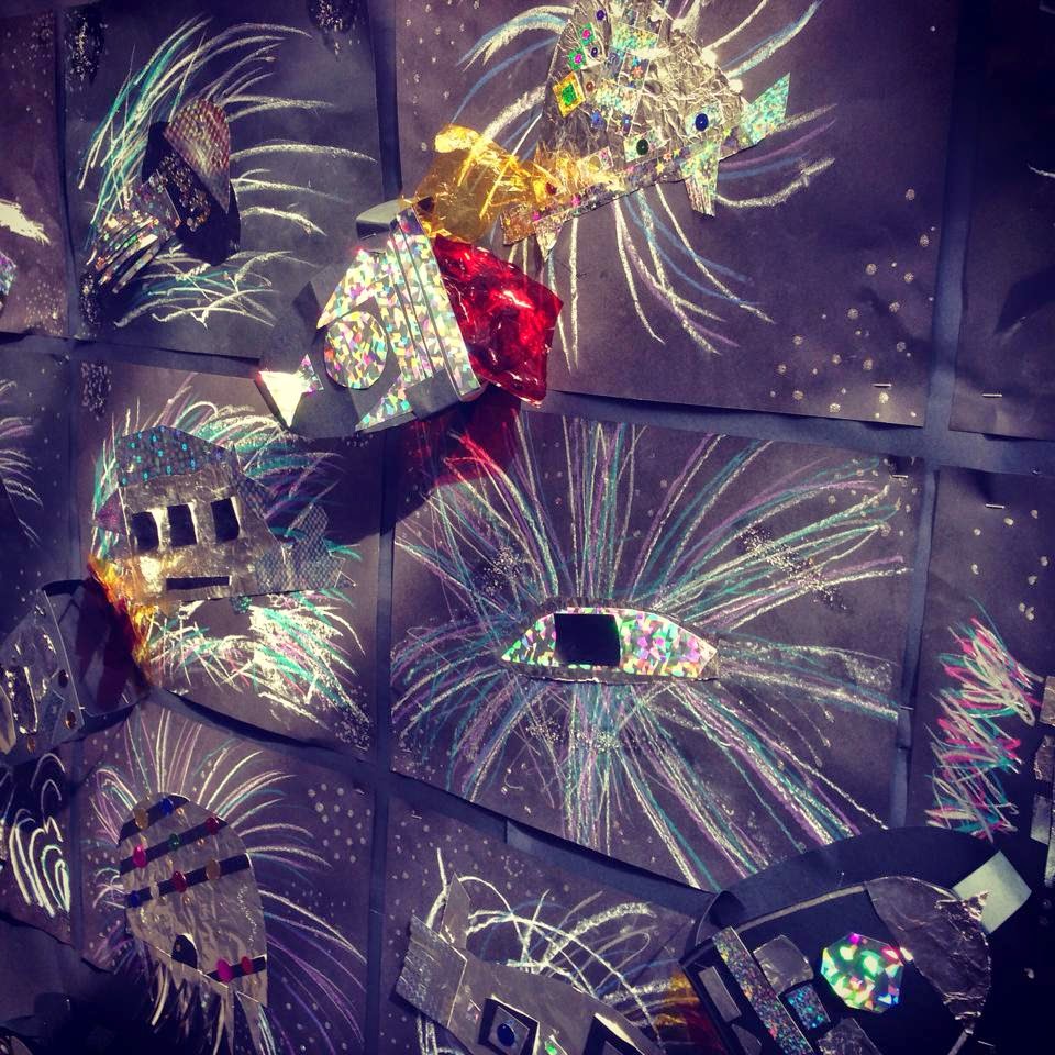 Visual Arts: Outer Space Display