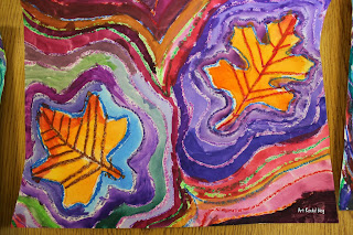 Art Rocks!: Grade 3: Leaves and Lines Resist