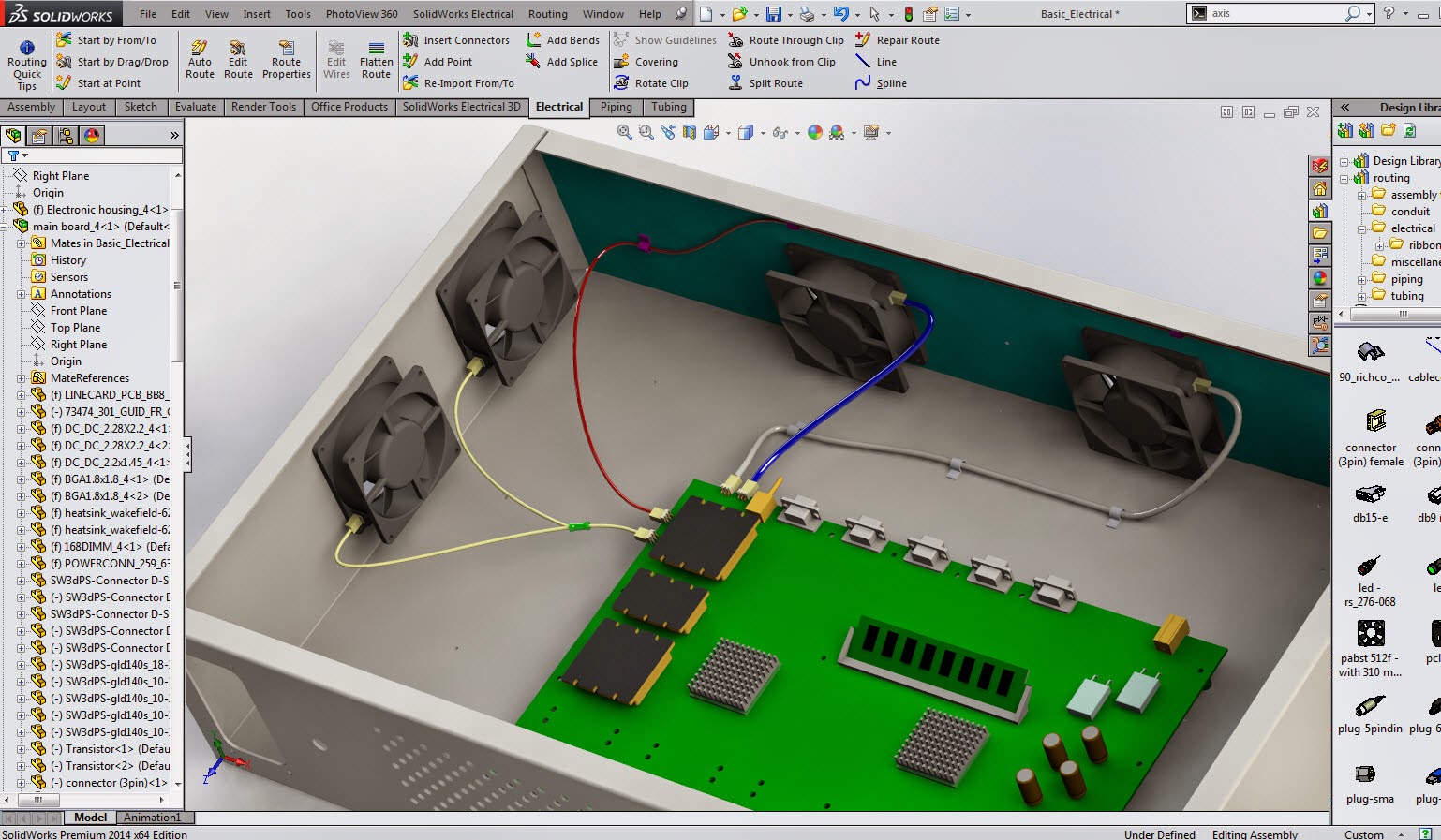 Harness design create singleline diagram | สอน SolidWorks Electrical ...