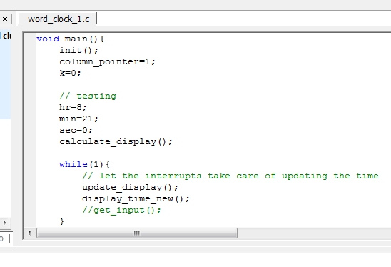 Nerd Club: Working Word Clock update