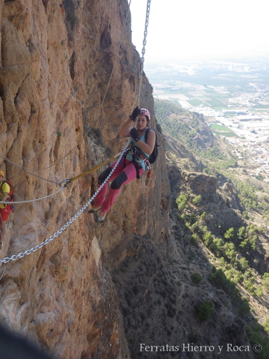 Vía Ferrata de Redován 2º Tramo Deportivo | Ferratas Hierro y Roca