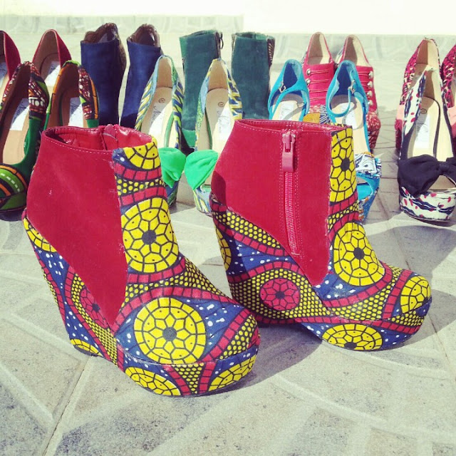African Printed Shoes. - Sinyati Blog