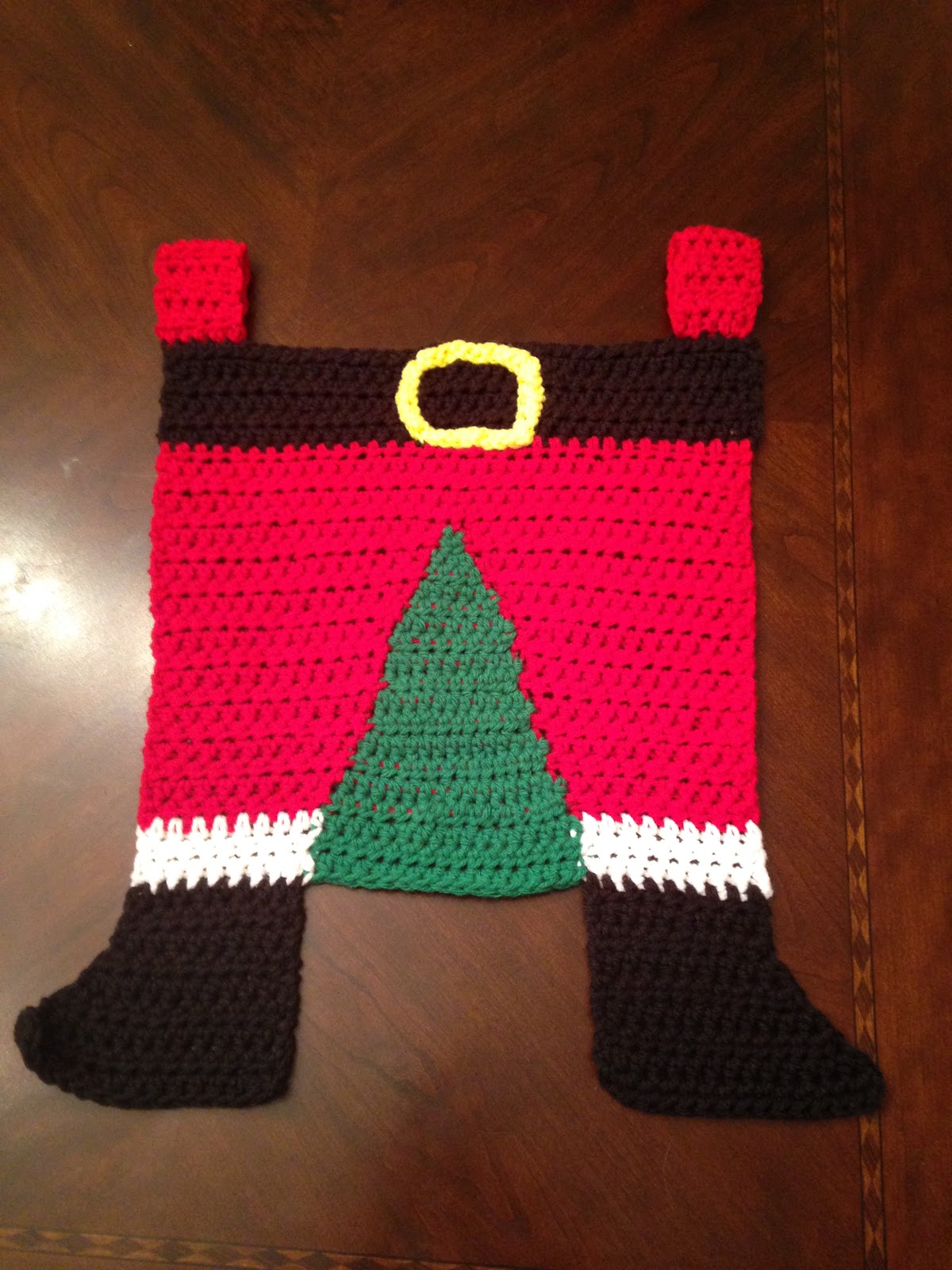 The Perfect Stitch...: Santa Pants Garden Flag...