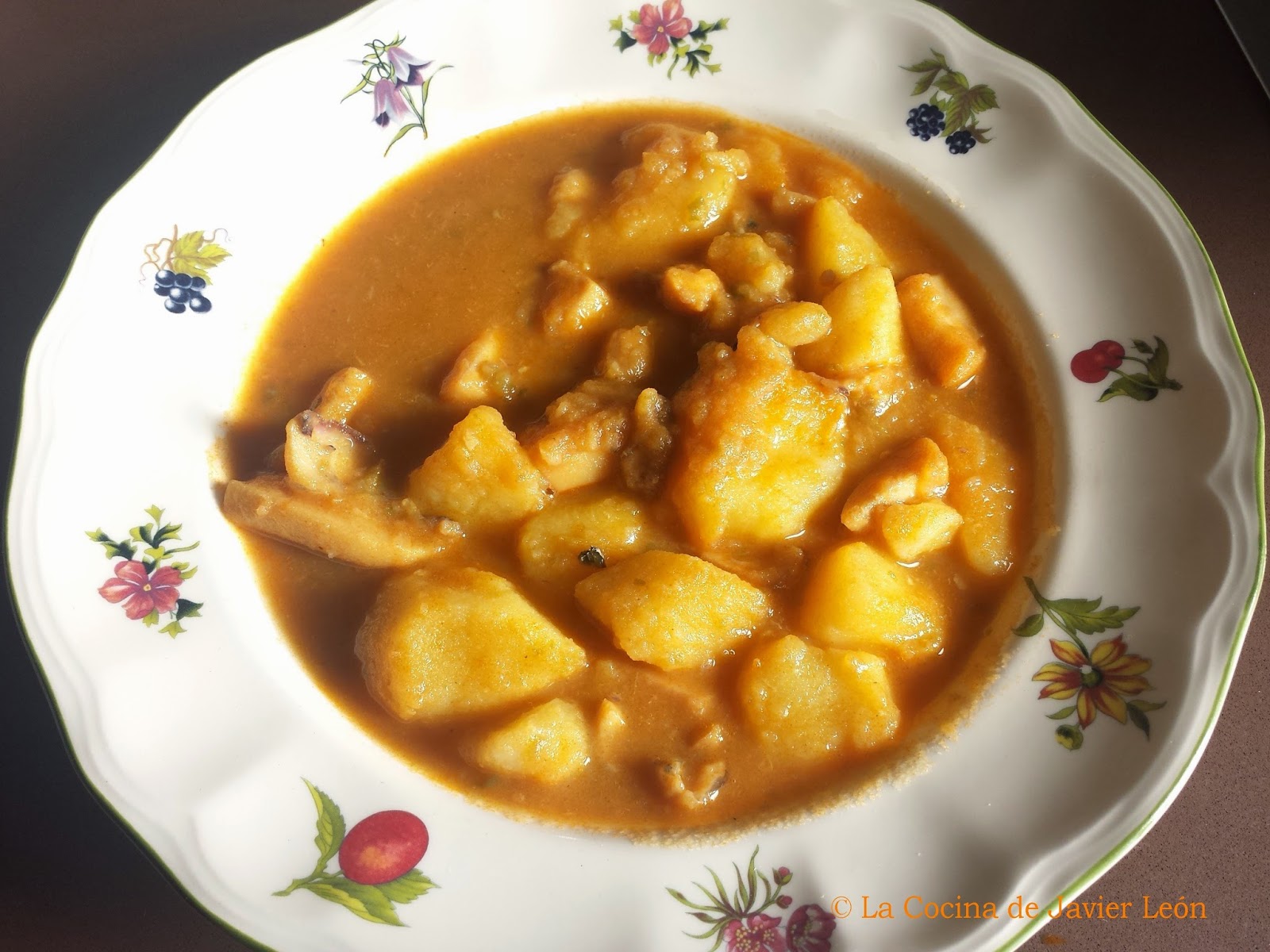 La Cocina de Javier León: Papas con choco