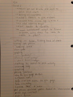 Hannah's Learner Analysis Project: Observation Notebook