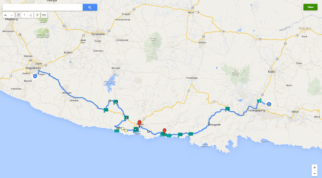 Menempuh Jalur Lintas Selatan Pacitan