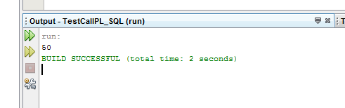 nascent: เรียกใช้ PL/SQL Oracle ด้วย java