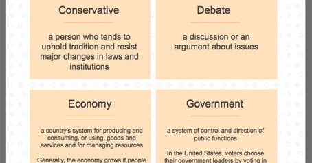 12 Key Political Terms for English Language Learners?