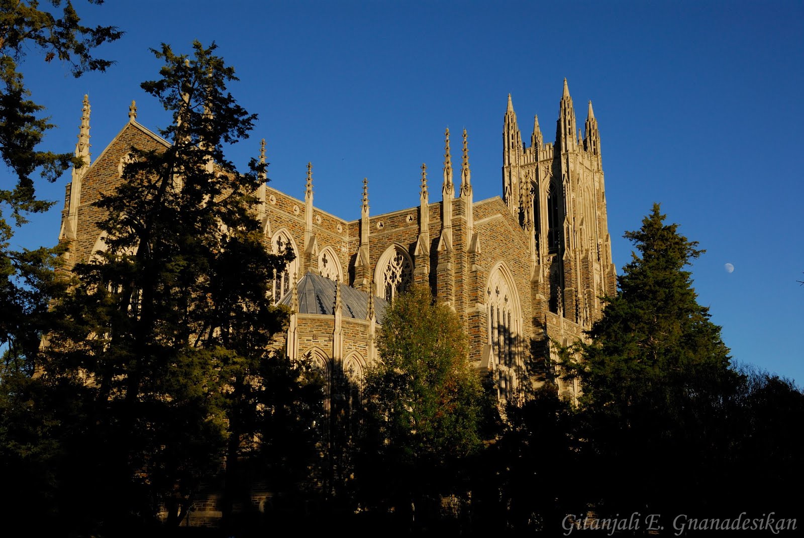 Duke Chapel Aerial