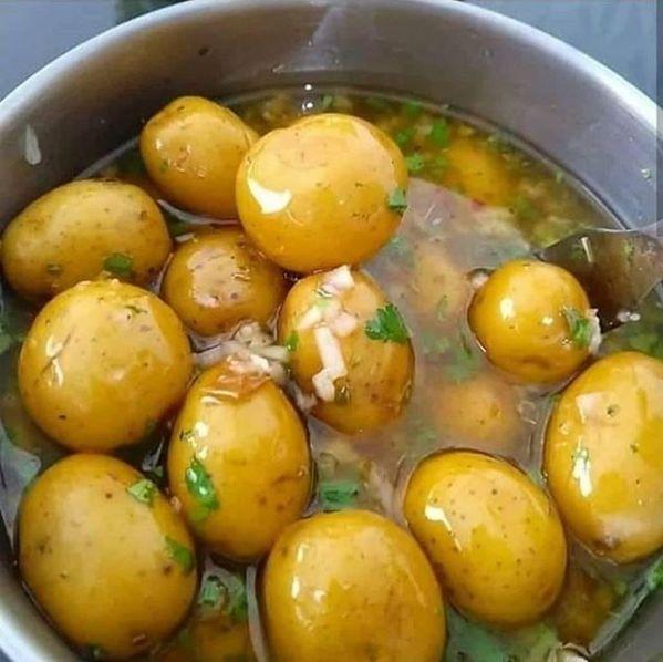 Batata curtida muito deliciosa-Cozinha da Lisa