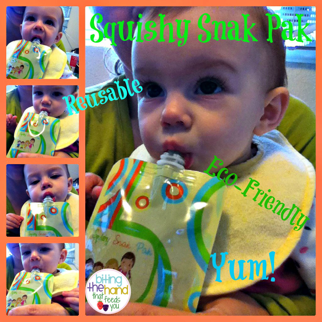 Biting The Hand That Feeds You: Squishy Snak Pak Reusable Food Pouch Review