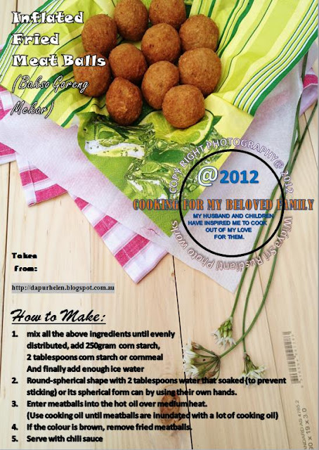Widya Sri Rusdianti's Kitchen: INFLATED FRIED MEAT BALLS (BAKSO GORENG ...