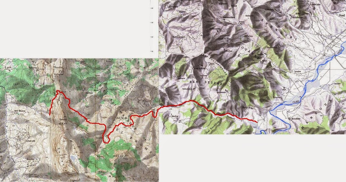 SENDERISMO EN EL RIF/RANDONNÉES DANS LE RIF: TAMALOUT (BENI HASSAN)