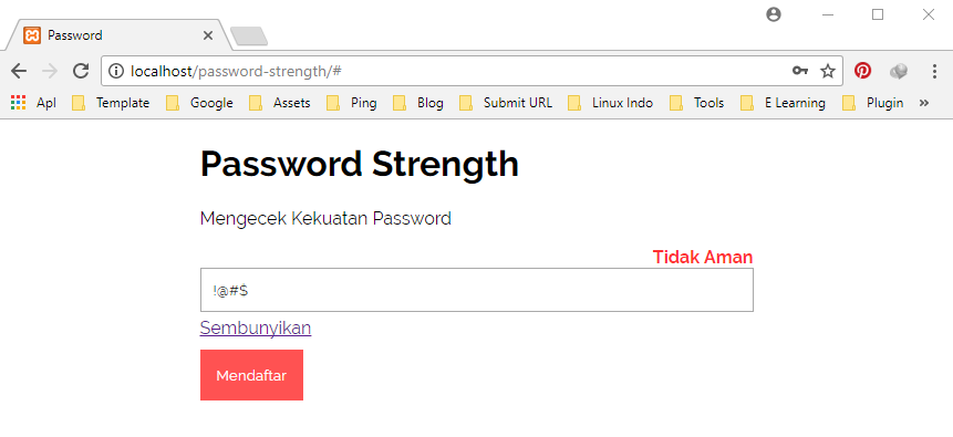 Cara Membuat Password Strength Dengan Java Script - Kode Kuliahan Cara Membuat Password Strength Dengan Java Script - Kode Kuliahan