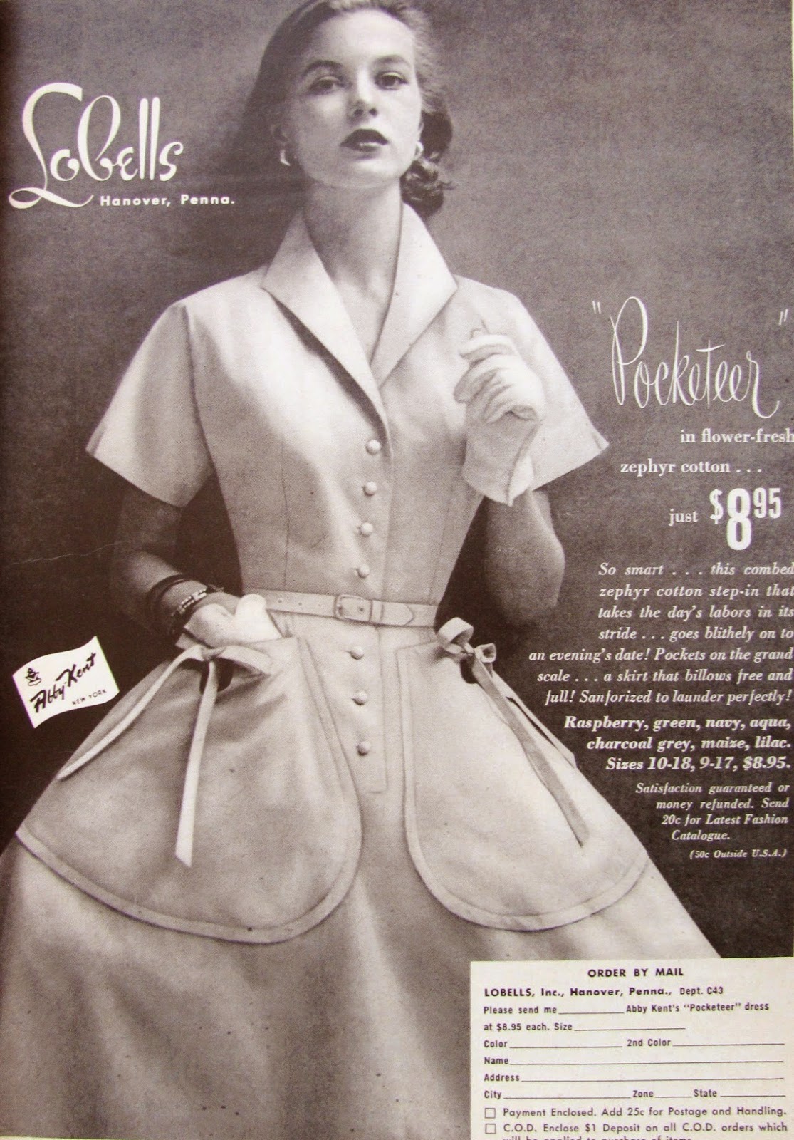 Pintucks: Sewing a Vintage Style Wardrobe: 1952 Dress