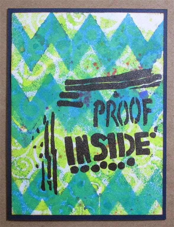 StencilGirl Talk: Easy Peasy Mixed Media Note Cards