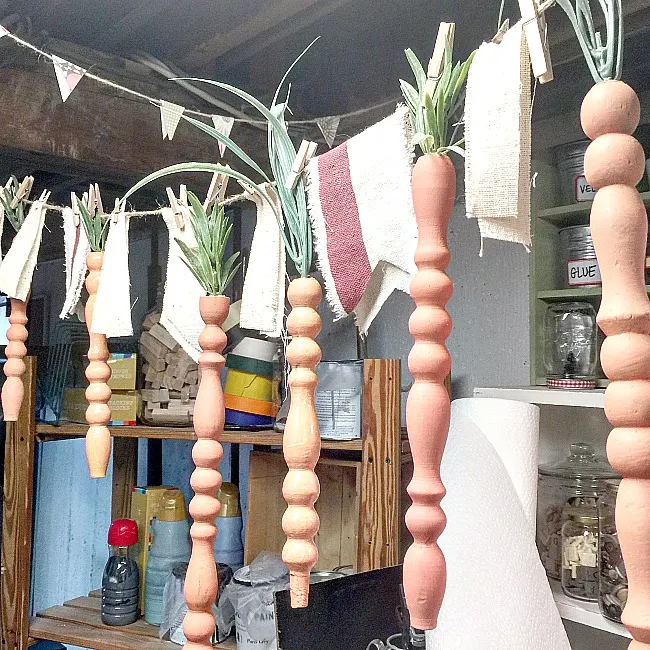 Repurposed Spindle Carrots