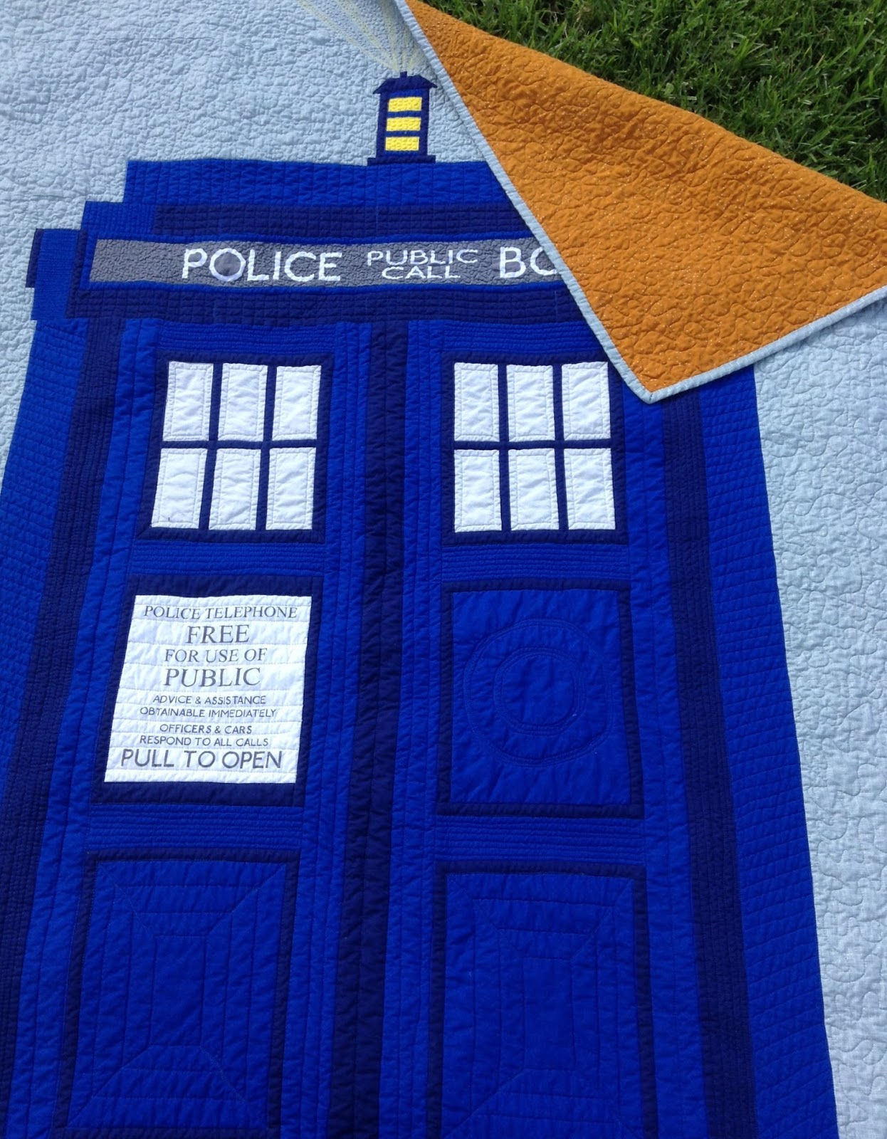 The Fifty Factor: Dr. Who and the Tardis Quilt