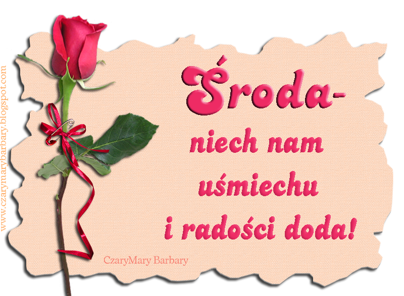 KARTKI Z ŻYCZENIAMI NA ŚRODĘ