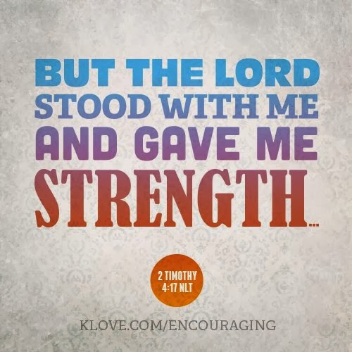My Strength: II Timothy 4:17 - "Just Say Jesus"