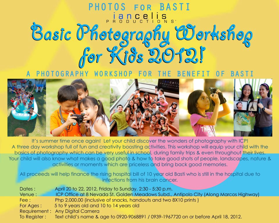 YOUR EVENTS SERVICES Basic Photography Workshop For Kids 2012 your-events-services-basic-photography-workshop-for-kids-2012