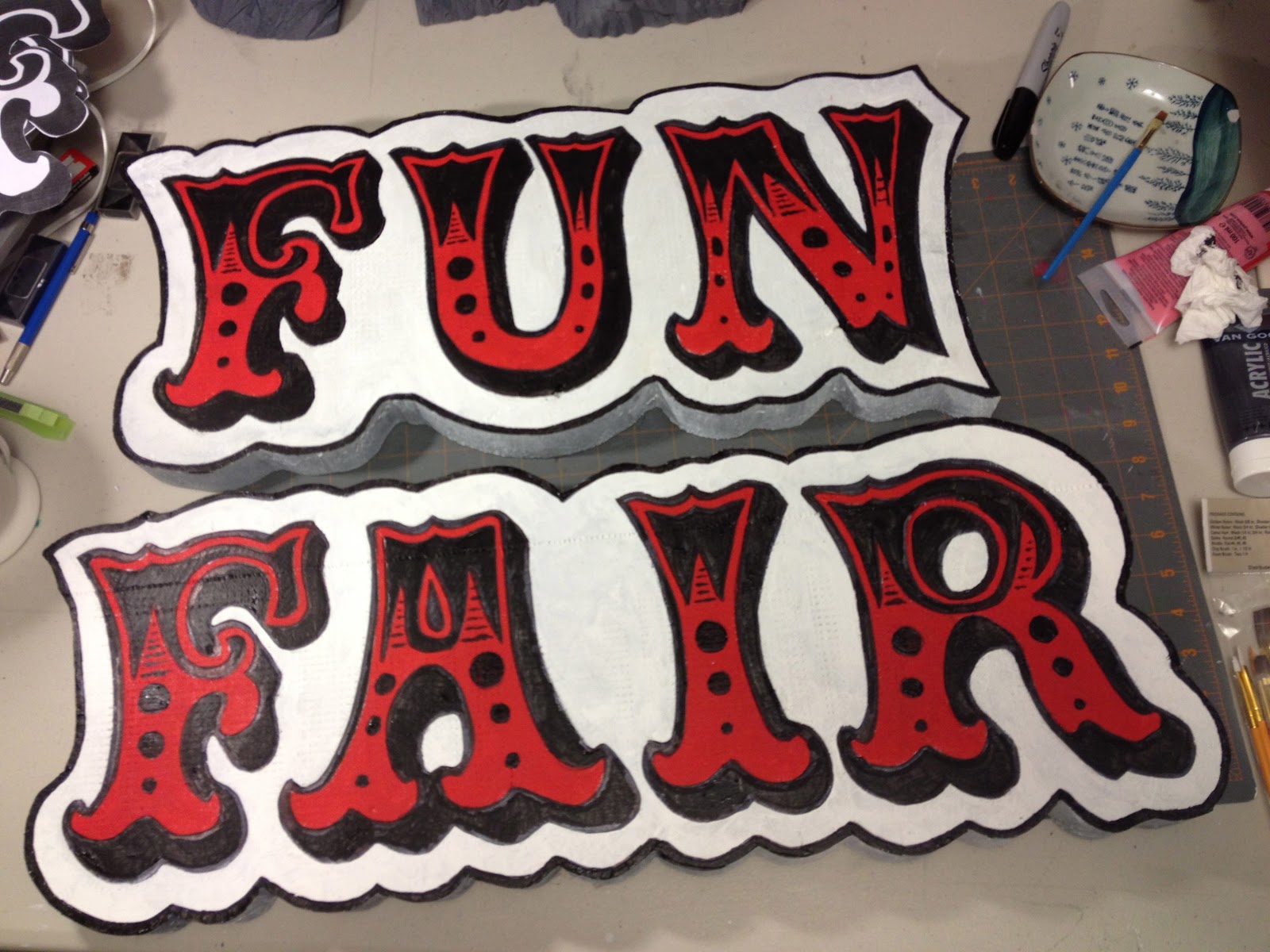 What's Tonee Making Now?!?: Fun Fair Signage