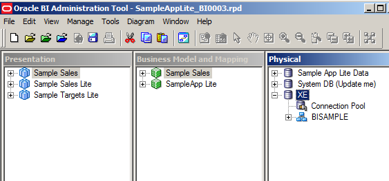 Obiee2go Obiee 11g6 Deploying Rpd On Linux To Access The Local Linux Oracle Database