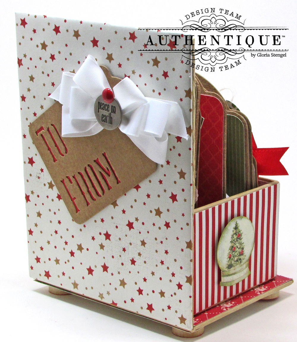 Scraps of Life: Authentique Christmas Box and Tags