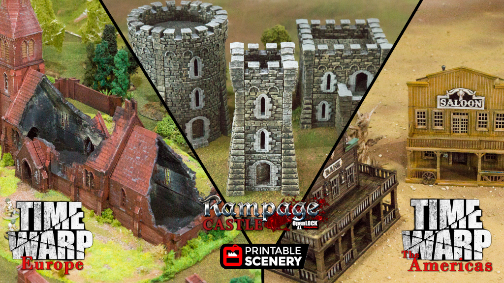 Wargame News and Terrain: Printable Scenery: New Time Warp - Rampage ...