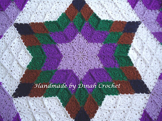 Dinah Crochet: Crochet Prairie Star Afghan~tutorial