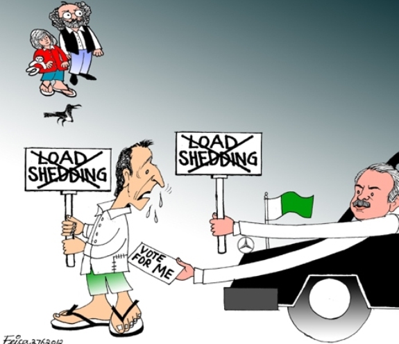 CARTOON - LOAD SHEDDING VICTIMS ~ Cartoon Pk
