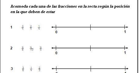 FRACCIONES EN LA RECTA - todo para tu clase
